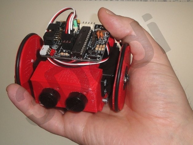 3D Mini Sumo Robot Modeli STL - STL İndirme ve 3D Baskı