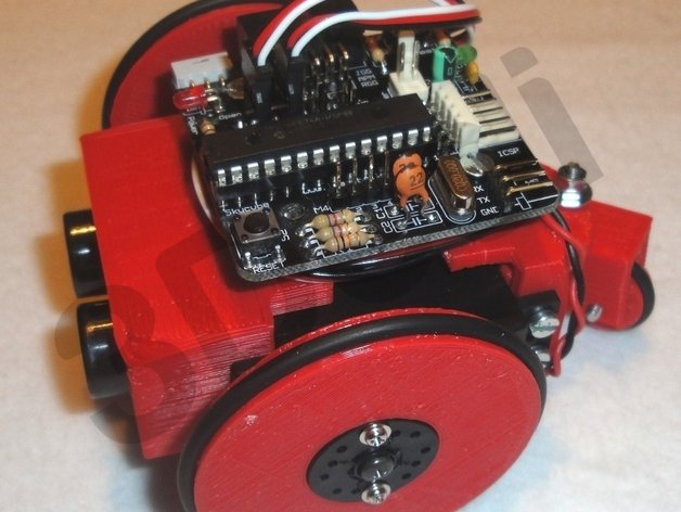 3D Mini Sumo Robot Modeli STL - STL İndirme ve 3D Baskı