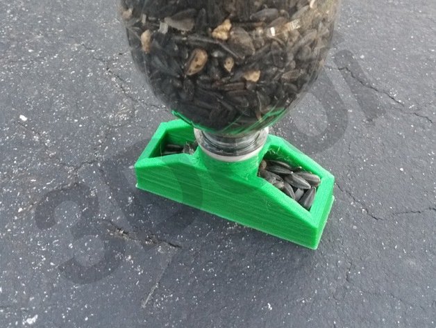 3D Kuş Yemi Kabı Modeli STL - STL İndirme ve 3D Baskı