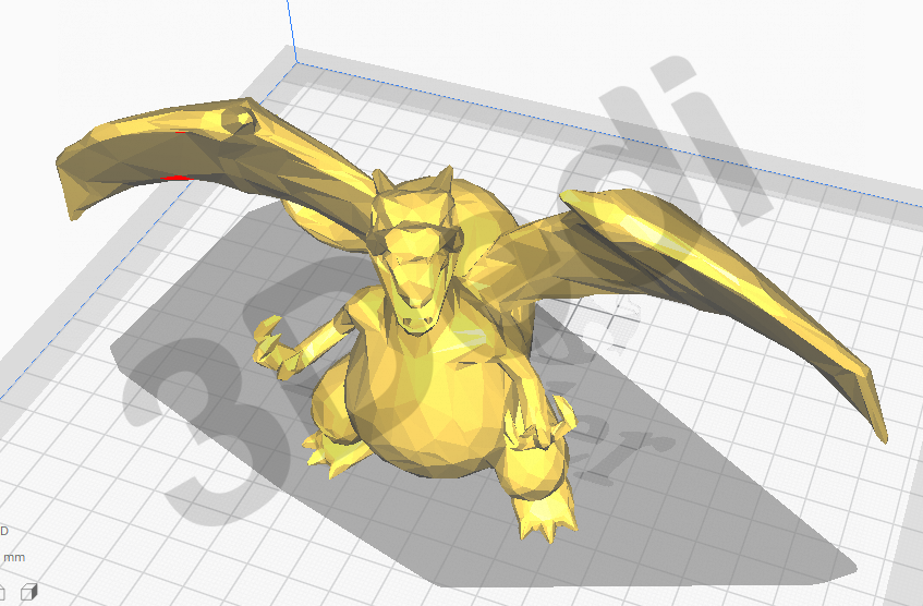 Charizard STL - STL İndirme ve 3D Baskı